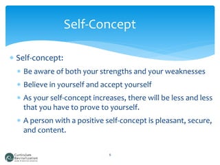 Characteristics of SELF UNDERSTANDING........ppt