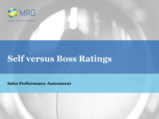 SPA: Self vs Boss Ratings | PPT