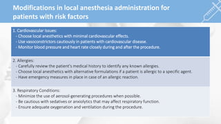 local anesthesia in dentistry terms and indications | PPT