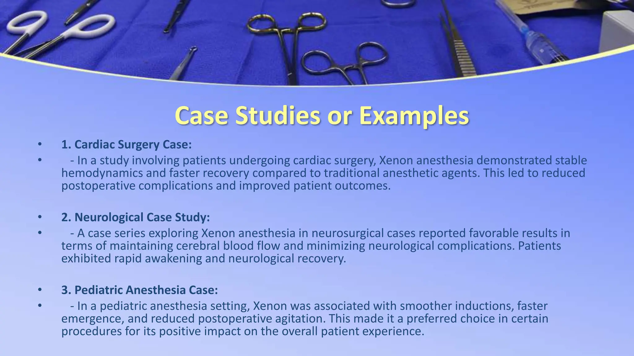 modern methods of general anesthesia by xenon | PPTX