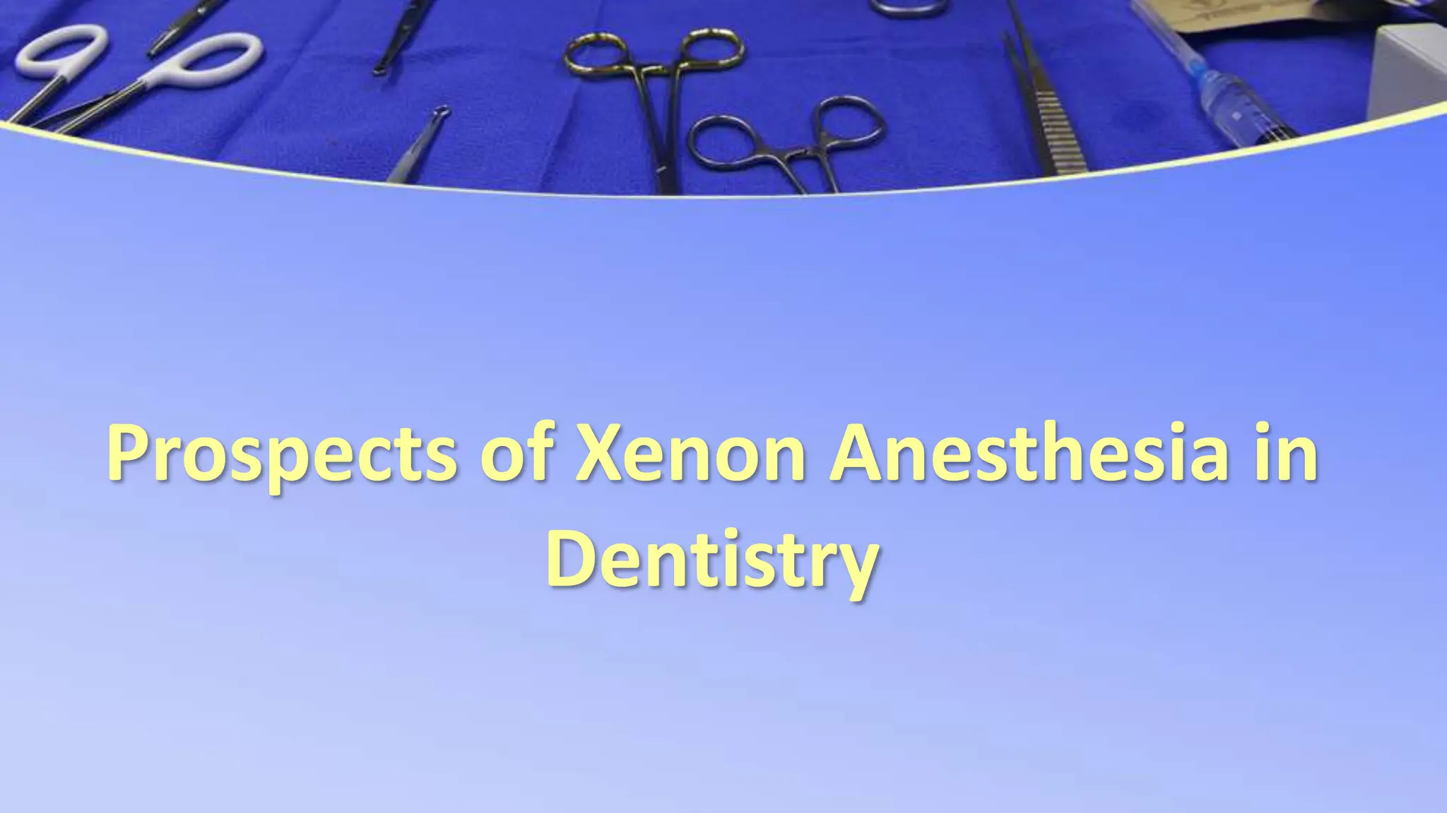 modern methods of general anesthesia by xenon | PPTX