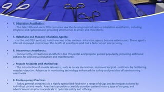 modern methods of general anesthesia by xenon | PPTX