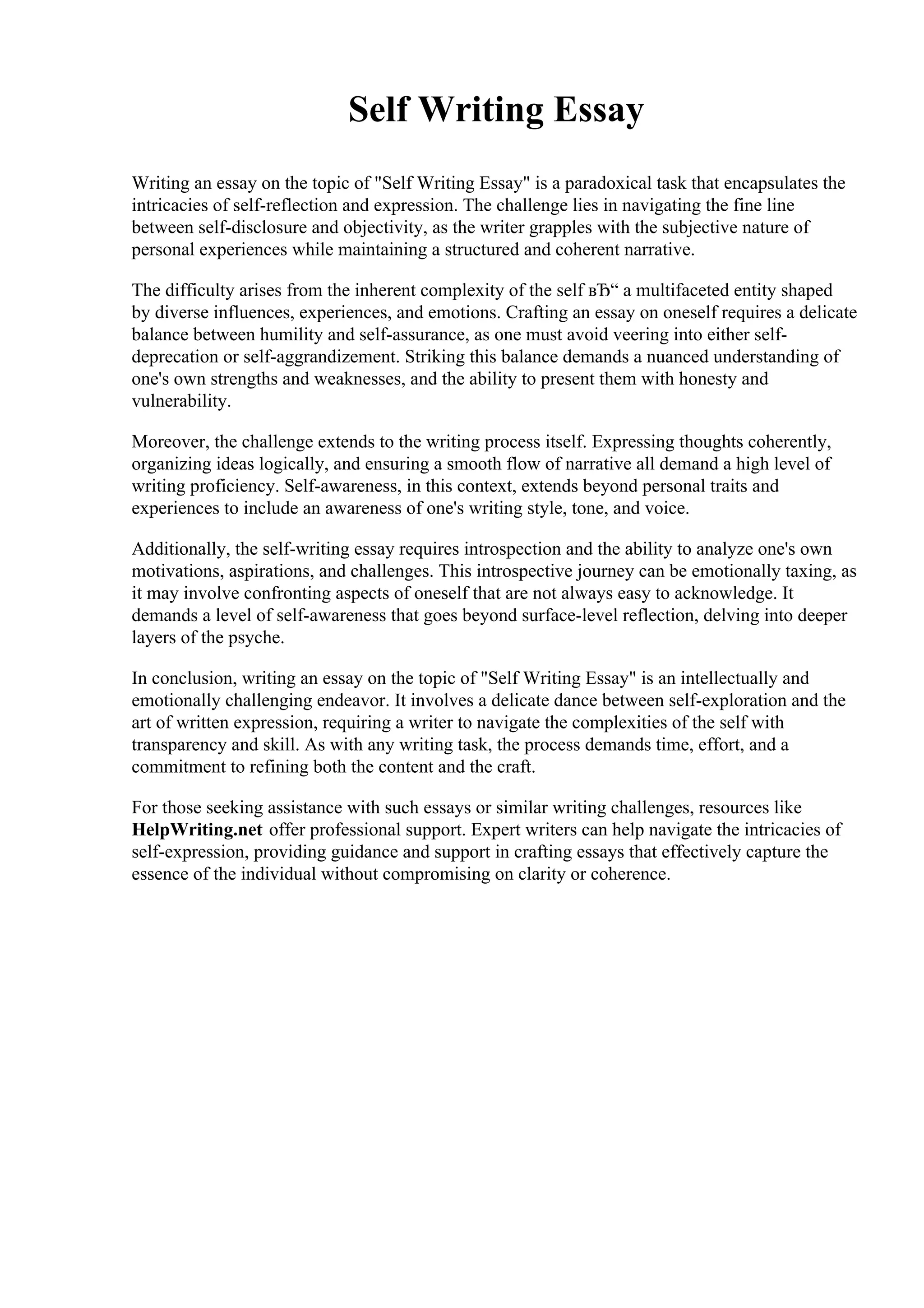 Self Writing Essay.pdf