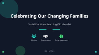SEL - Celebrating Our Changing Families (Grade 6) | PPTX