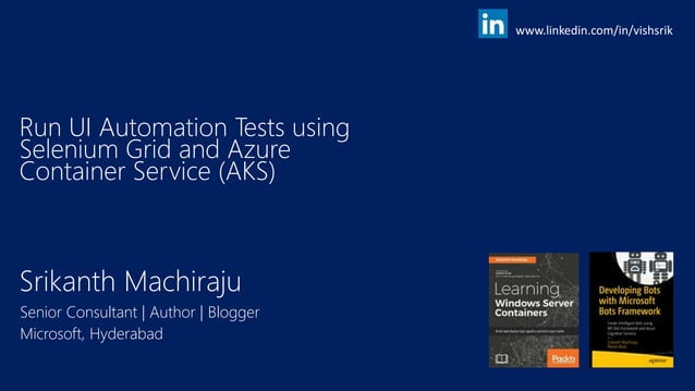 Run UI Automation Tests using Selenium Grid and Azure Container Service ...