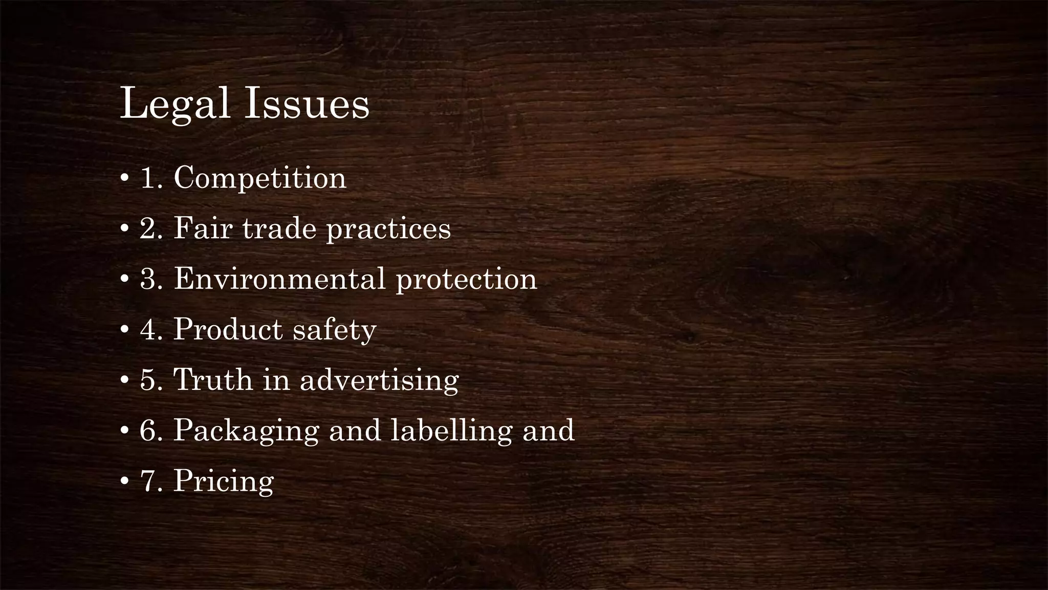 Social, Ethical and Legal Issues in Selling. | PPTX