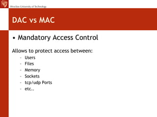 [Wroclaw #3] SELinux 101 | PDF