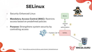 SELinux Basics: Managing SELinux Modes and Context - RHCSA+.pdf