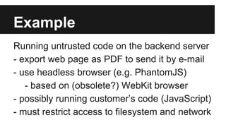SELinux by Example | PPT