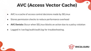 SELinux Policy Management in RHEL - RHCSA+.pdf