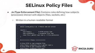SELinux Policy Management in RHEL - RHCSA+.pdf