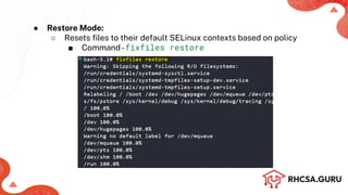 SELinux Troubleshooting in RHEL - RHCSA+.pdf