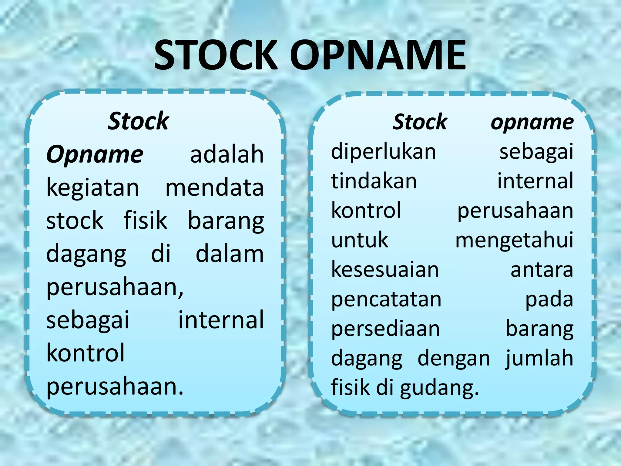 Selisih persediaan barang dagang | PPTX