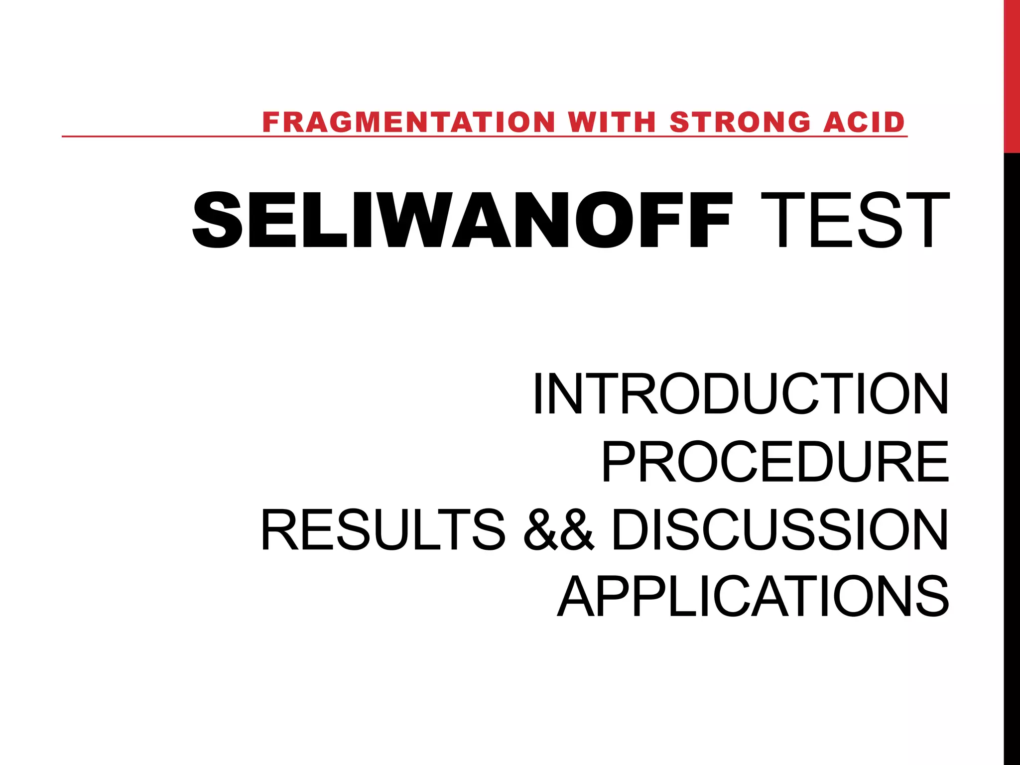 Seliwanoff & Benedicts Test | PPTX