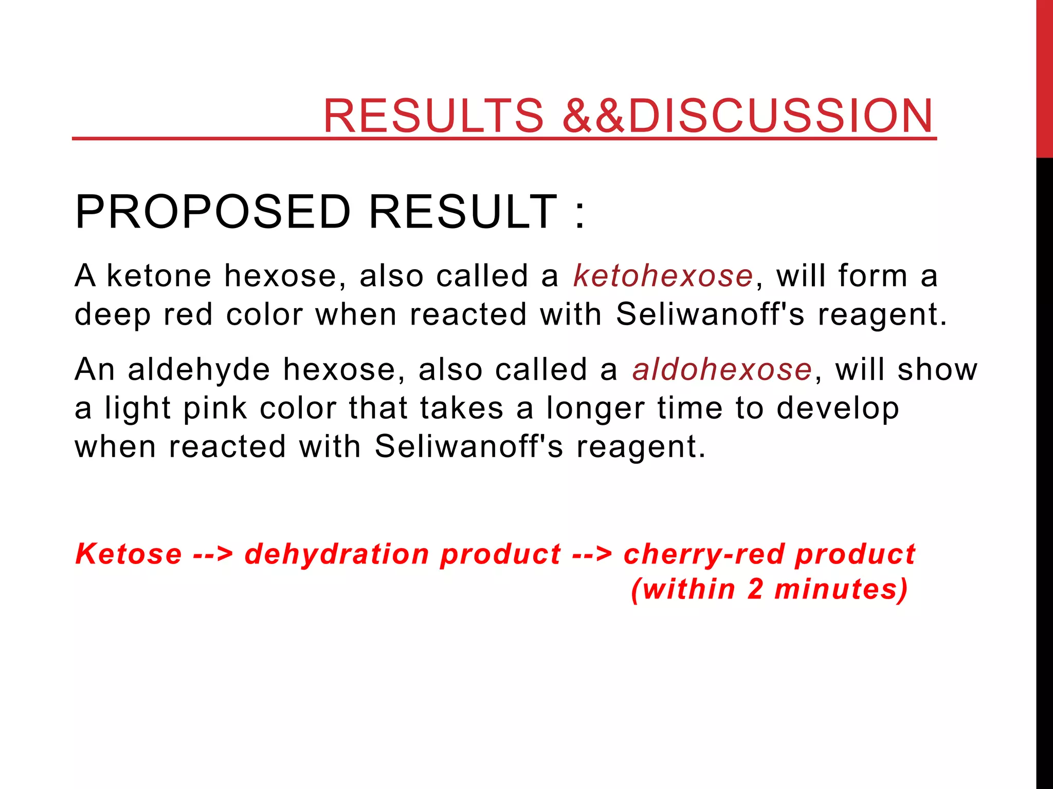 Seliwanoff & Benedicts Test | PPTX