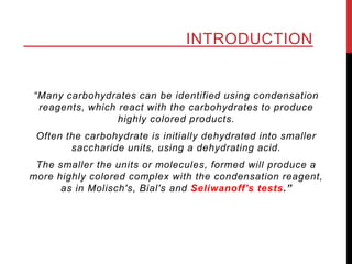 Seliwanoff & Benedicts Test | PPTX
