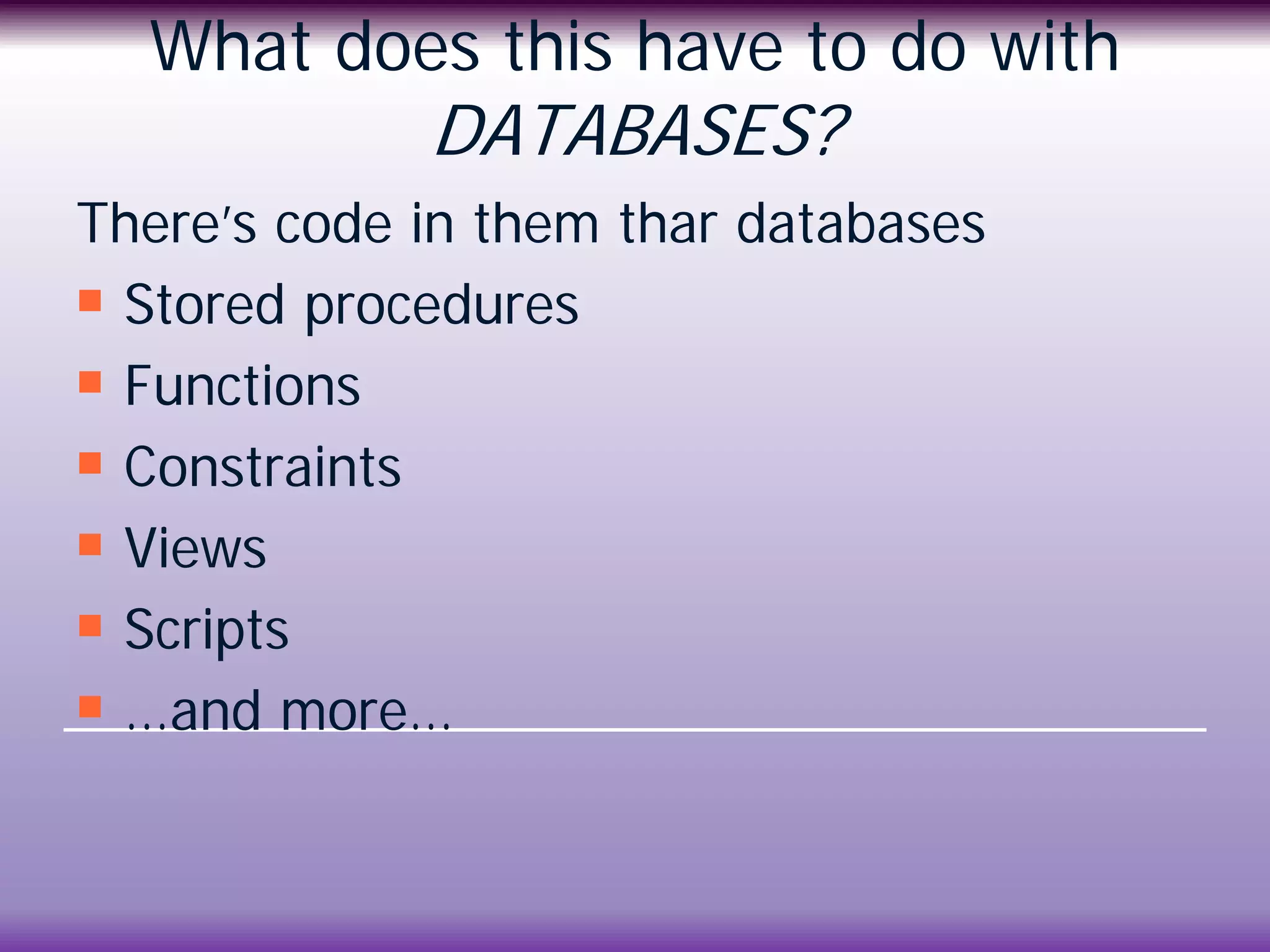 SELJE_Database_Unit_Testing_Slides.pdf | Free Download