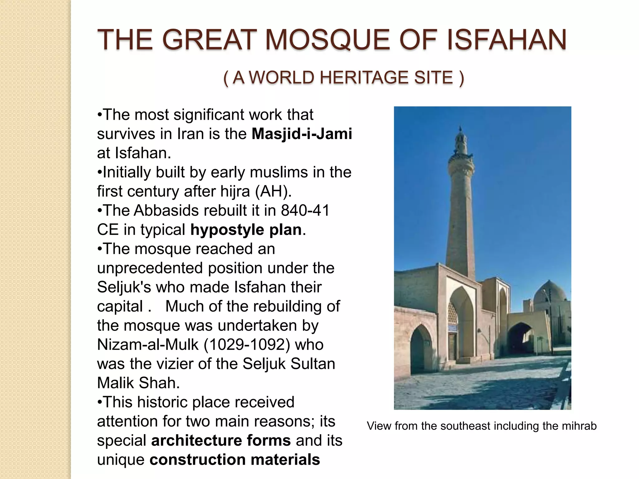 Seljuk architecture ppt | PPTX