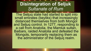Seljuk Sultanate of Rum | PPTX
