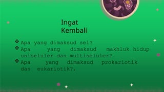 Sel kelas 8.ppt spesialisasi sel kelas 8 semester 1 | PPTX