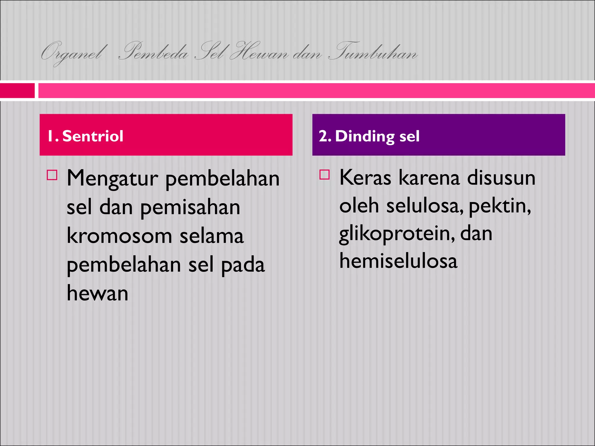 Bahan Penyusun Sel | PPT