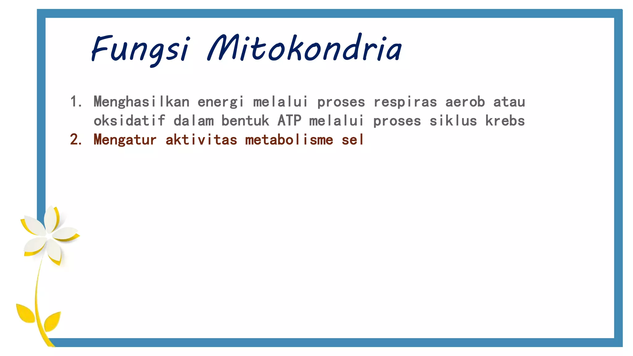biologi sel struktur dan fungsi lengkap | PPTX