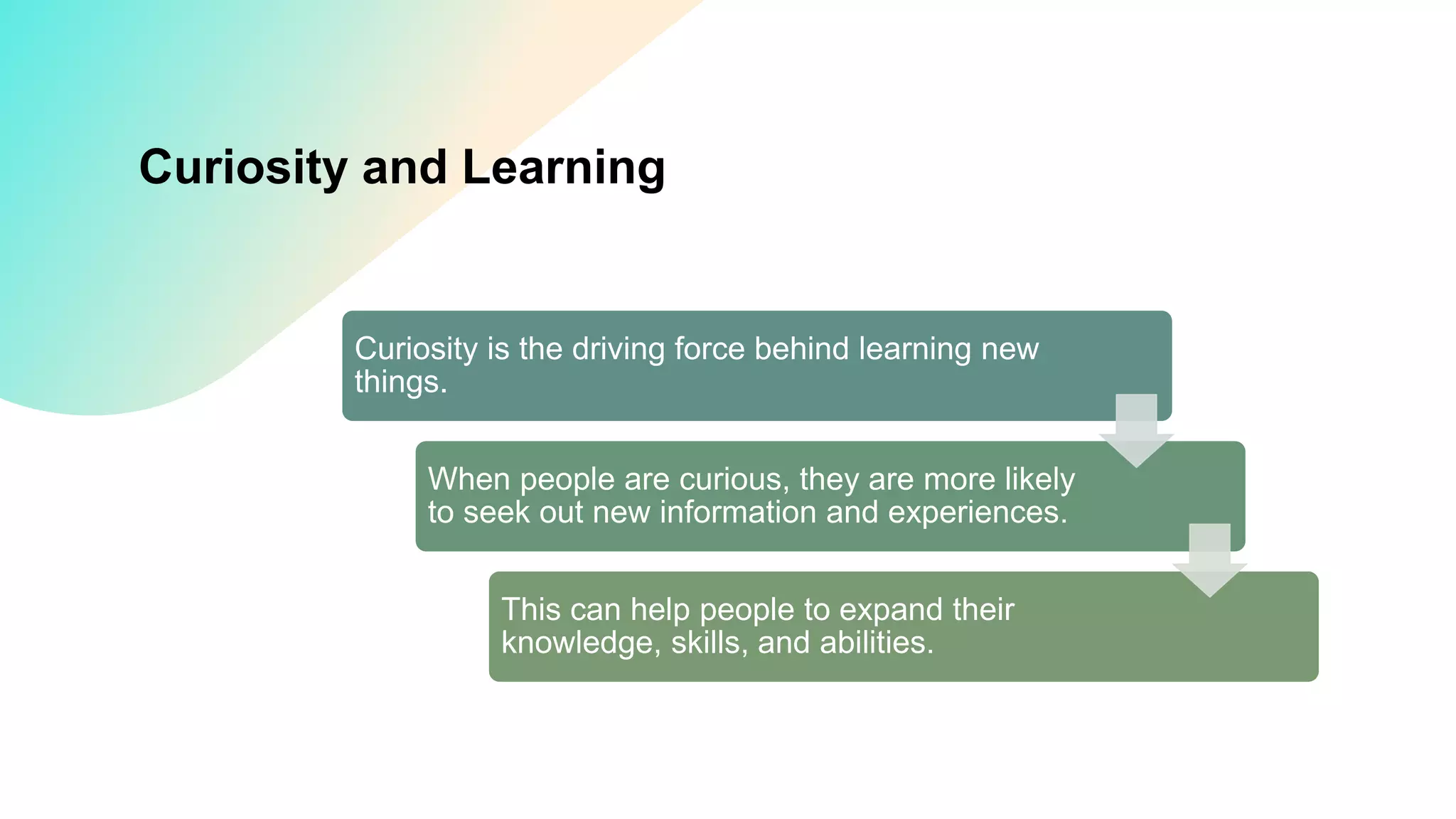 The importance of Curiosity | PPTX