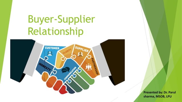 Seller Buyer relationship for healthcare management | PPTX