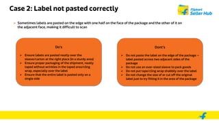 Seller communication for labels | PPT