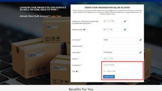 Seller - Registration Module GeM 3.0 | PPTX