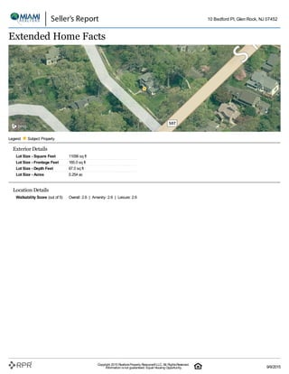 Sample of Seller Property Report | PDF