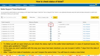 Seller support ticket | PPTX