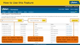 An introduction to Seller Support Ticket Dashboard | PDF