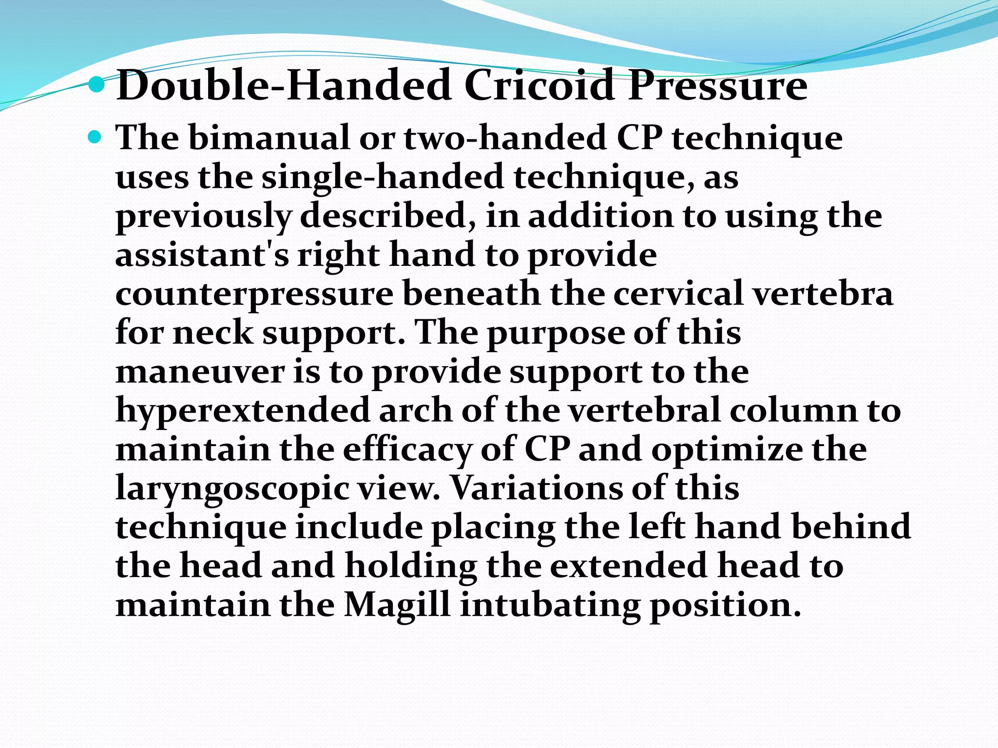 sellick maneuver, BURP , OELM | PPTX