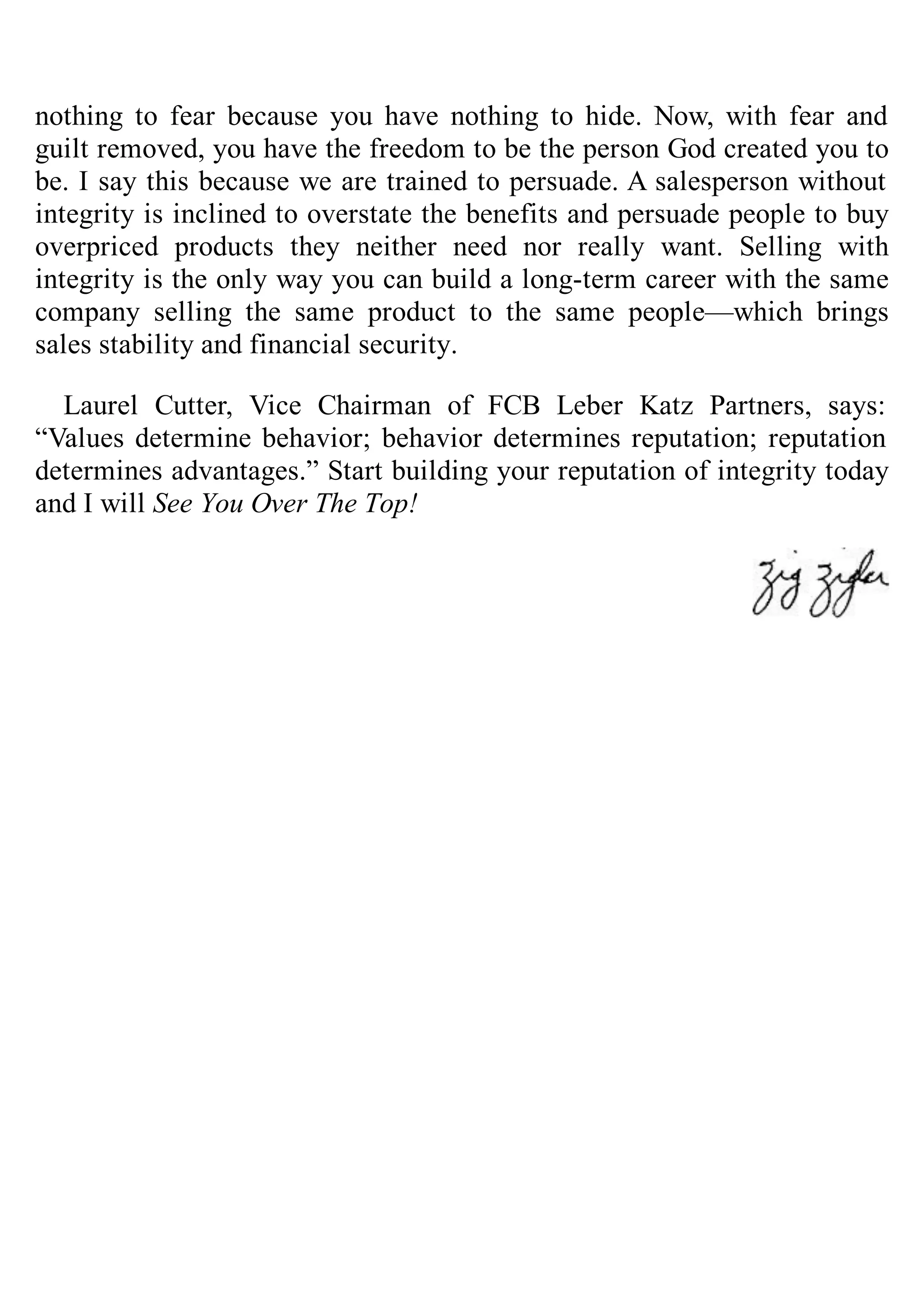 Selling 101 What Every Successful Sales Professional Needs to Know (Zig ...