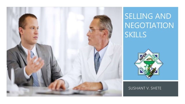 Selling and negotiation skills | PPT