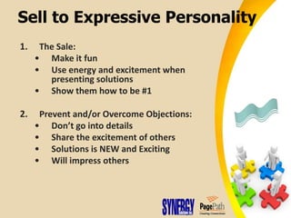 Selling Based on Personalities | PPTX