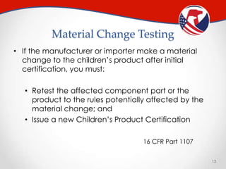 Selling Compliant & Safe Children's Toys in The United States (English ...