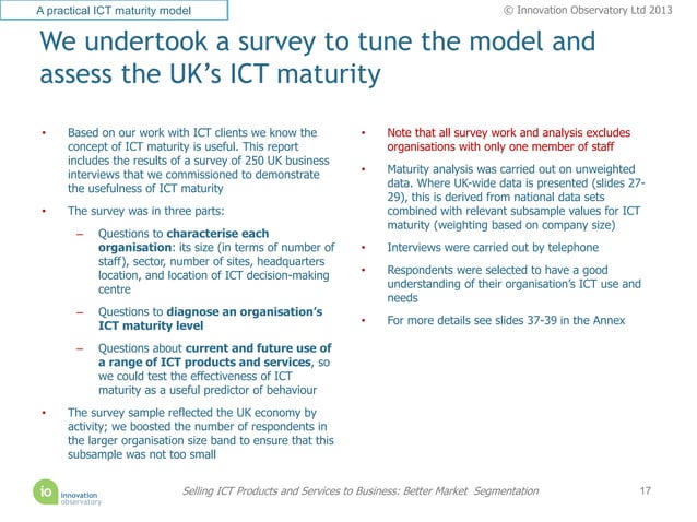 Selling ICT Services to Business - Better Market Segmentation | PPT