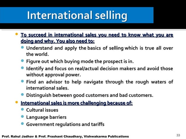 Selling & negotiation skills | PPT