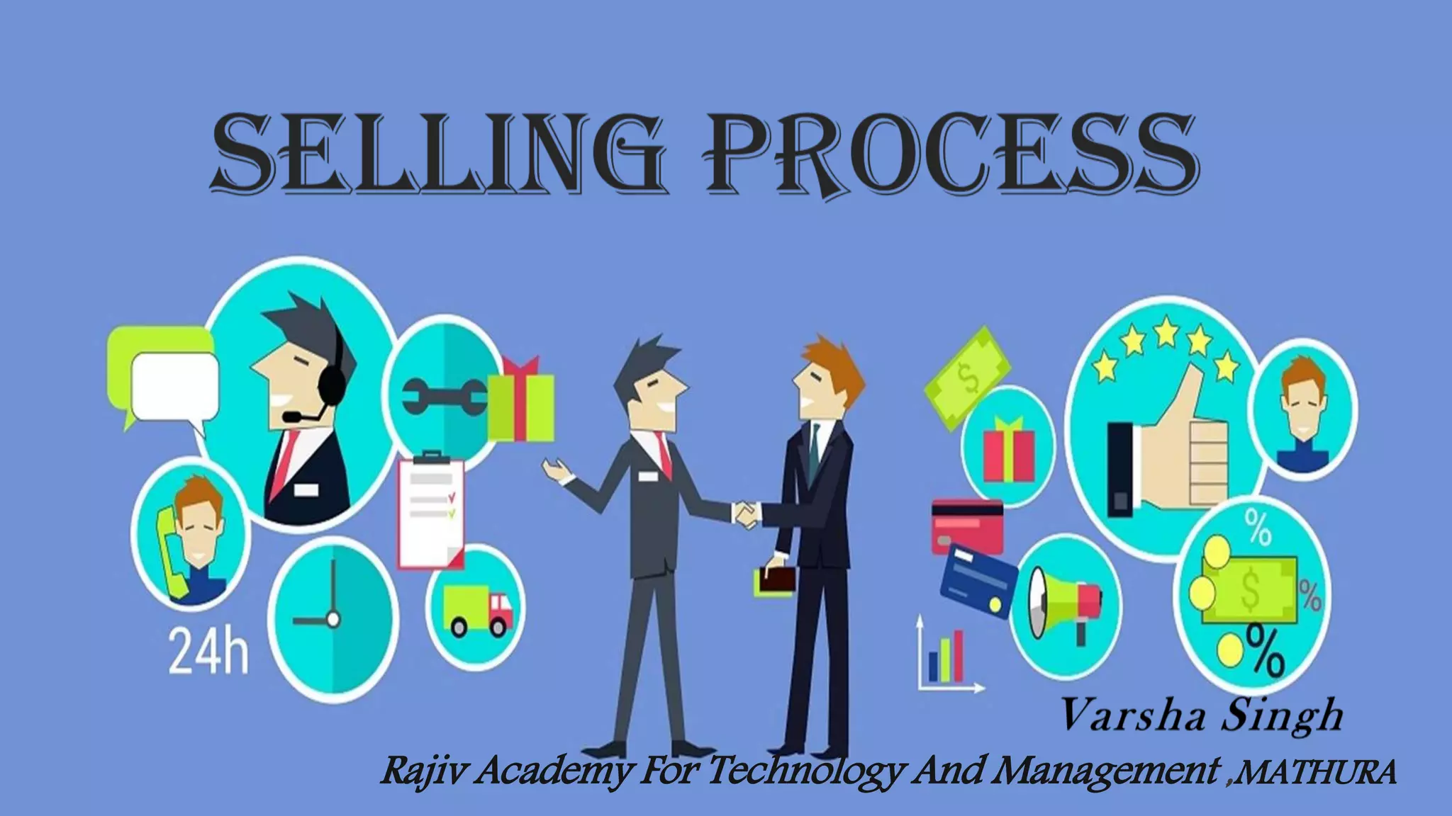 Selling process ppt by varsha | PPTX