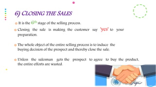 Selling process ppt by varsha | PPTX