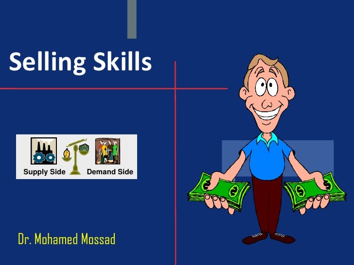 Selling skills