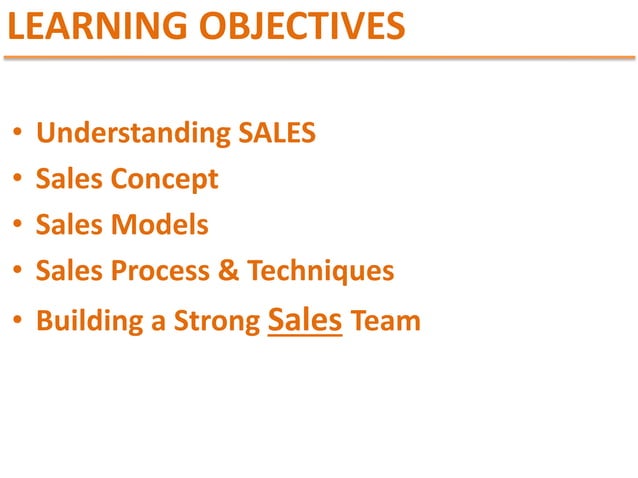 Effective Selling skills | PPTX