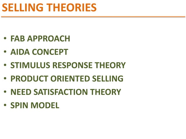 Effective Selling skills | PPTX