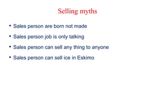 Personal selling (Selling skills) | PDF