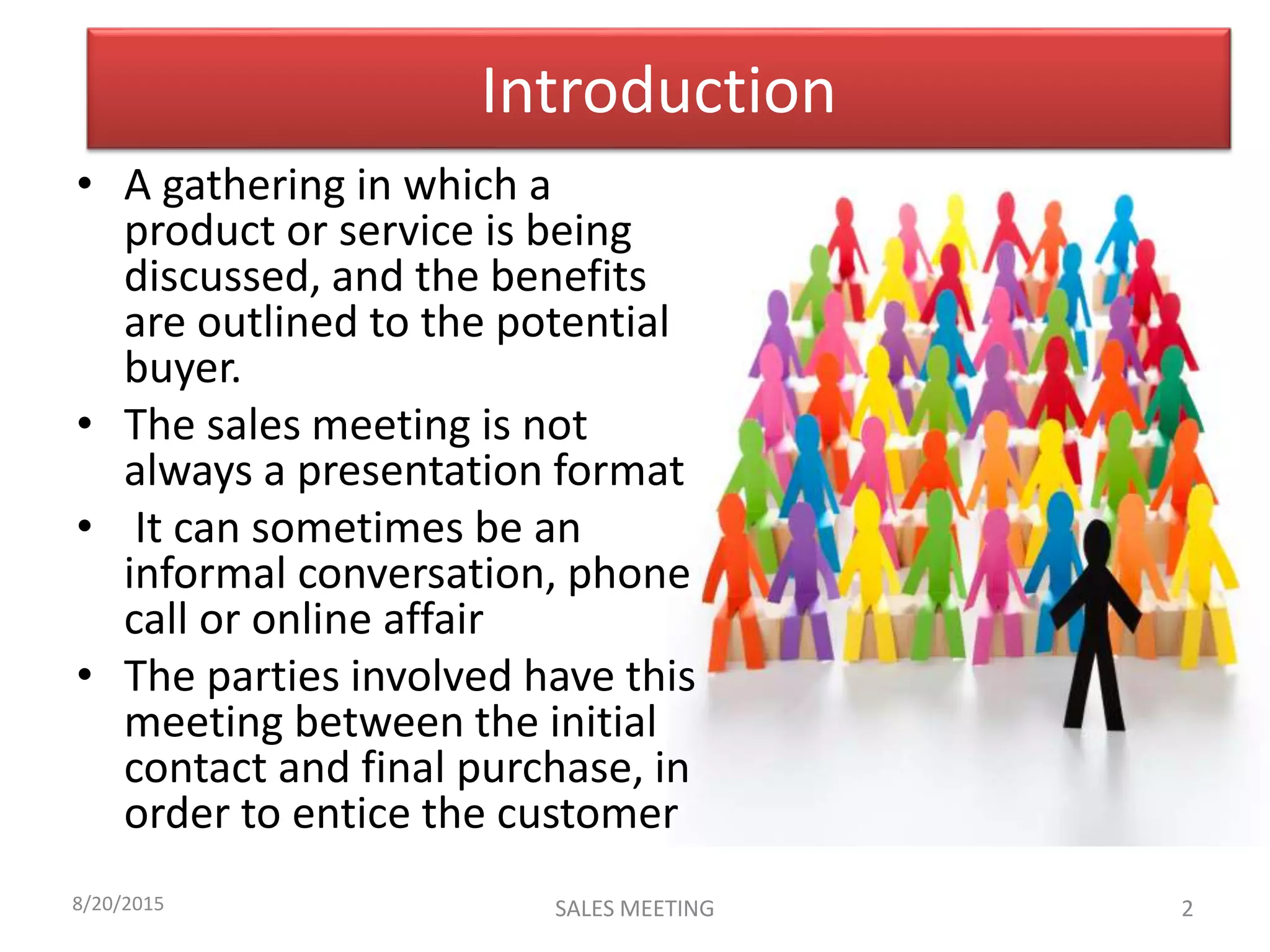 Sales meeting | PPTX
