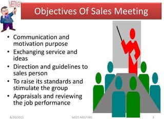 Sales meeting | PPTX