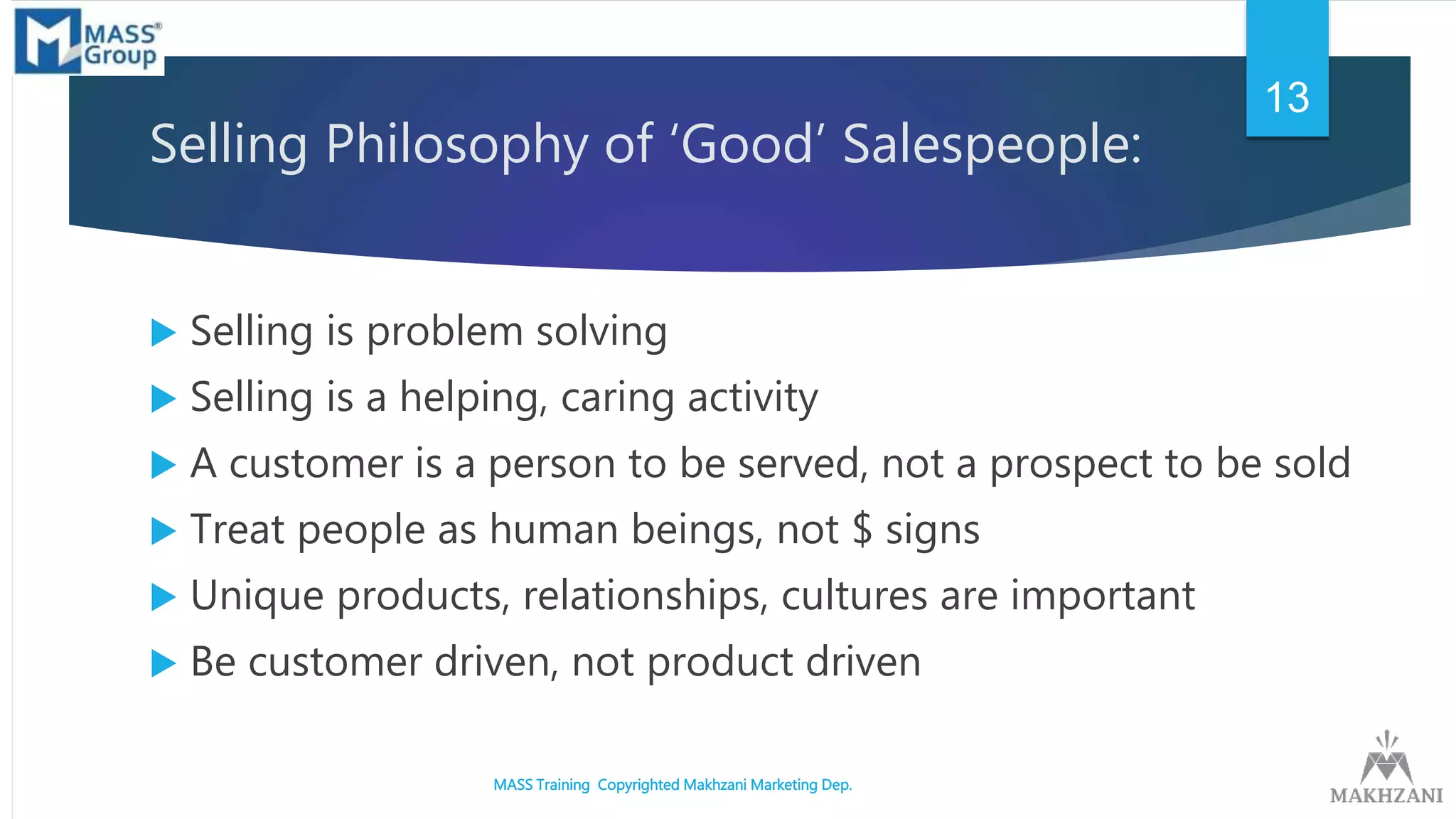 Selling skills training | PPTX