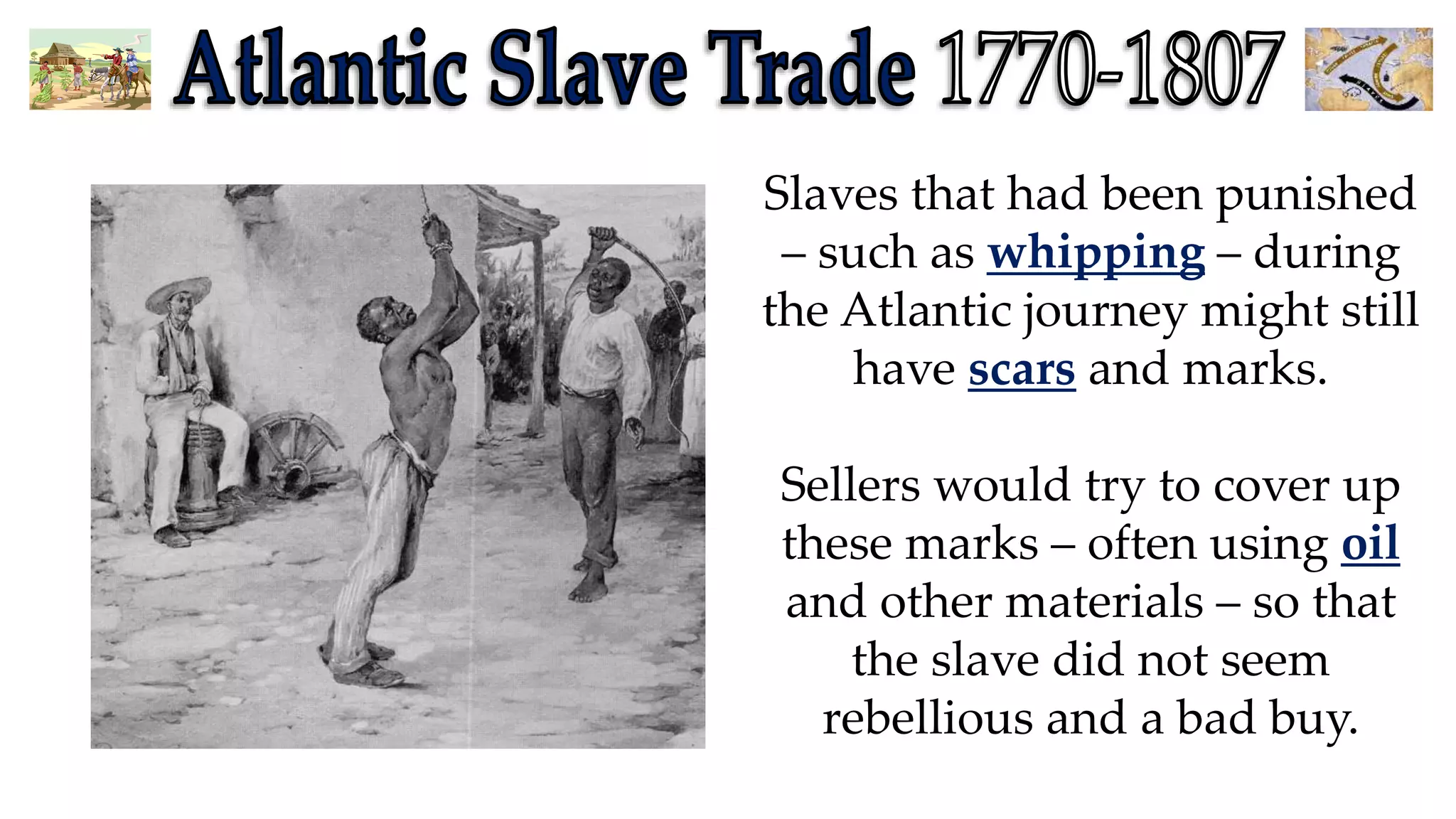 Atlantic Slave Trade - selling slaves | PPT